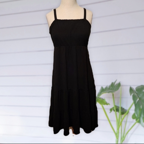 Faded Glory | Dresses | Faded Glory Classic Black Summer Dress | Poshmark